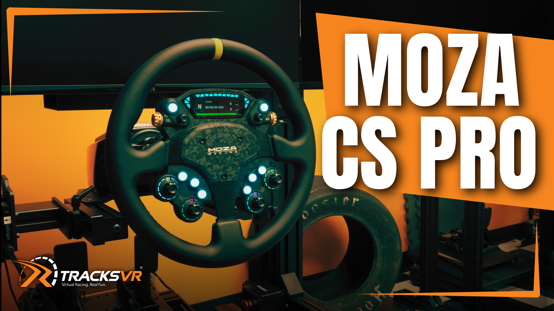 New Release - Moza CS Pro Steering Wheel – TracksVR