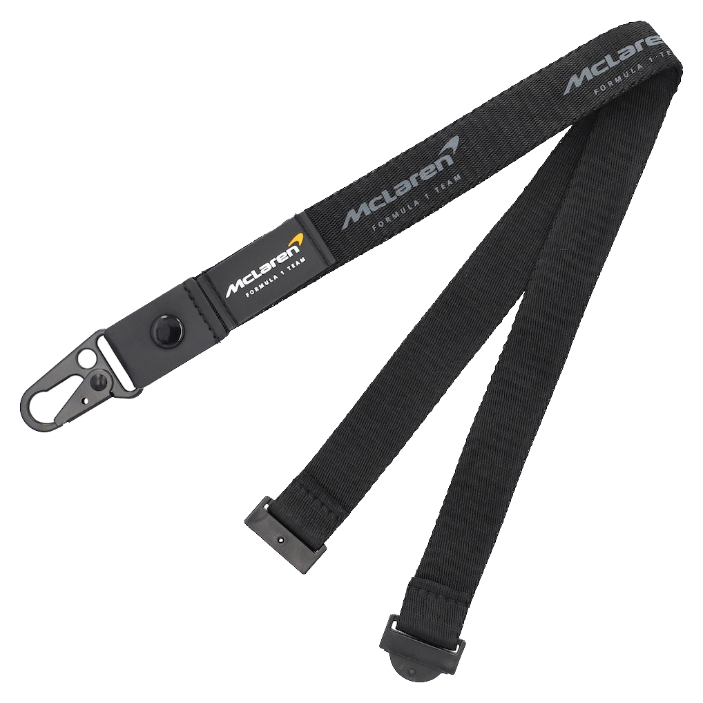 McLaren F1 Embossed Nylon Webbing Lanyard - Fast Shipping Nationwide ...